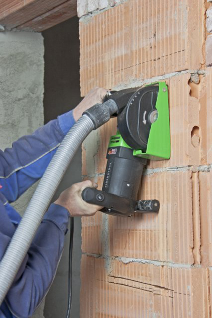 Eibestock Muurfrees EMF150 Droog Met Stofafzuiging En Verende ...